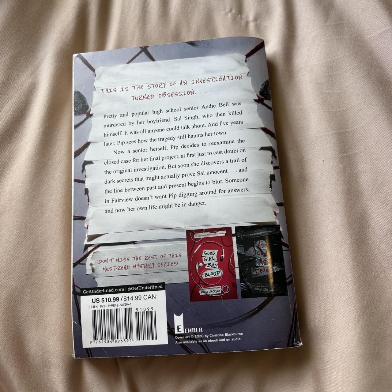 a good girls guide to murder paper back first in the... - Depop