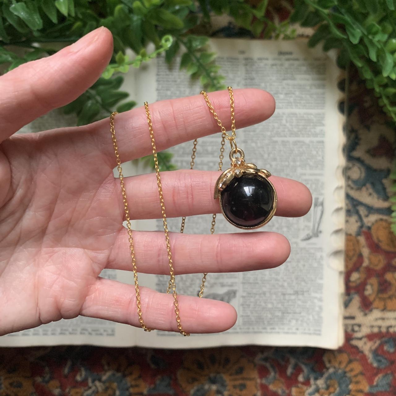 Gothic Black Orb Amulet 🕯🥀🕯 Absolutely stunning... - Depop