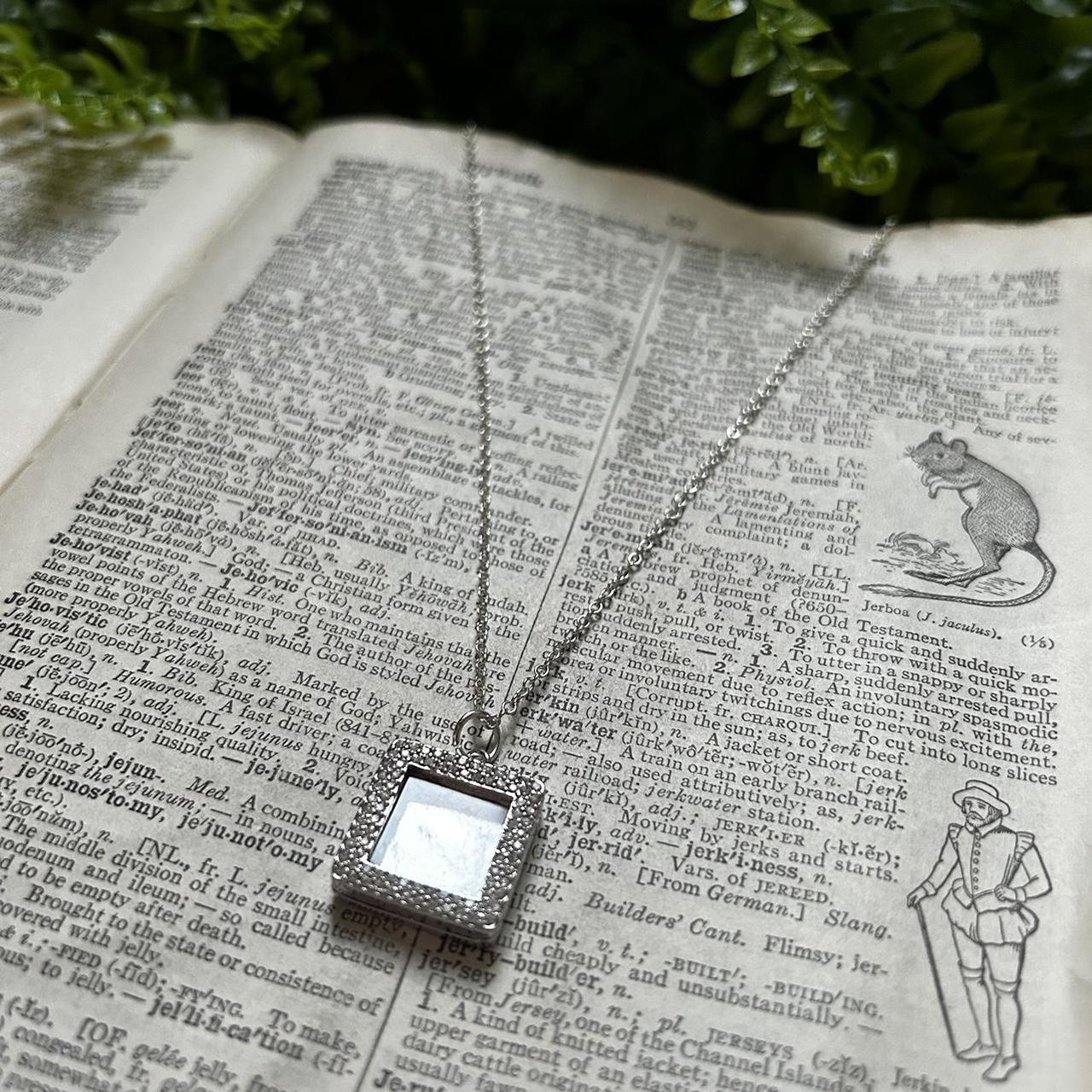 Whimsical Square Locket 🥀🕯️🍂🪞 Insanely cute little... - Depop