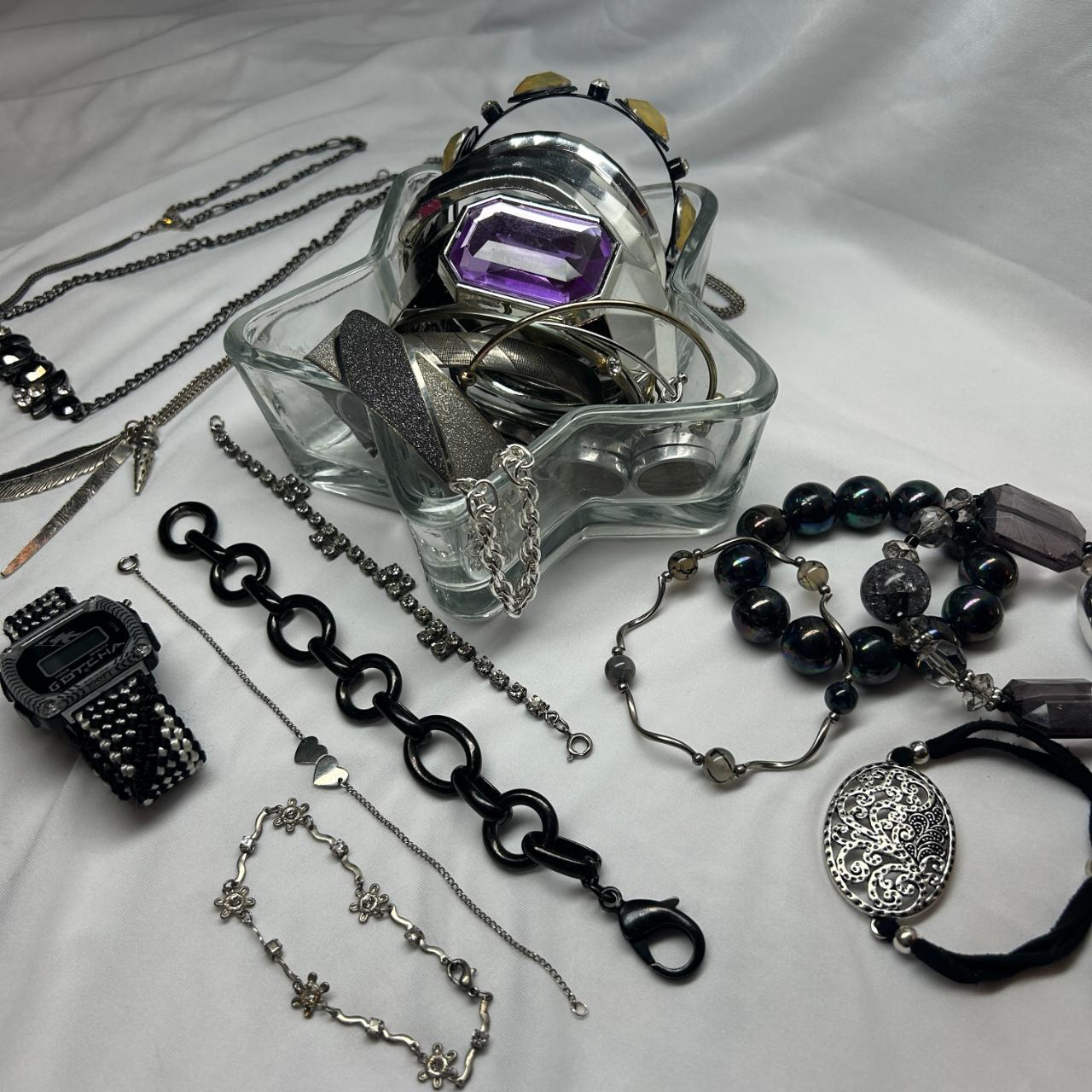 Cyber Y2K Fairy Goth Jewelry Bundle ⛓️‍💥🔮 Large all... | Depop