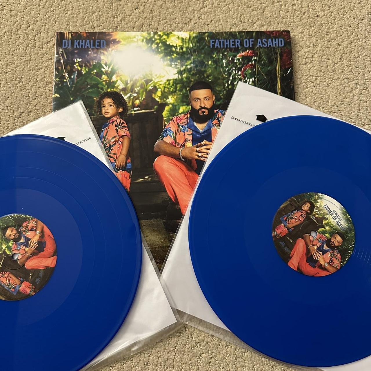 Dj Khaled father of asahd blue vinyl record. never... - Depop