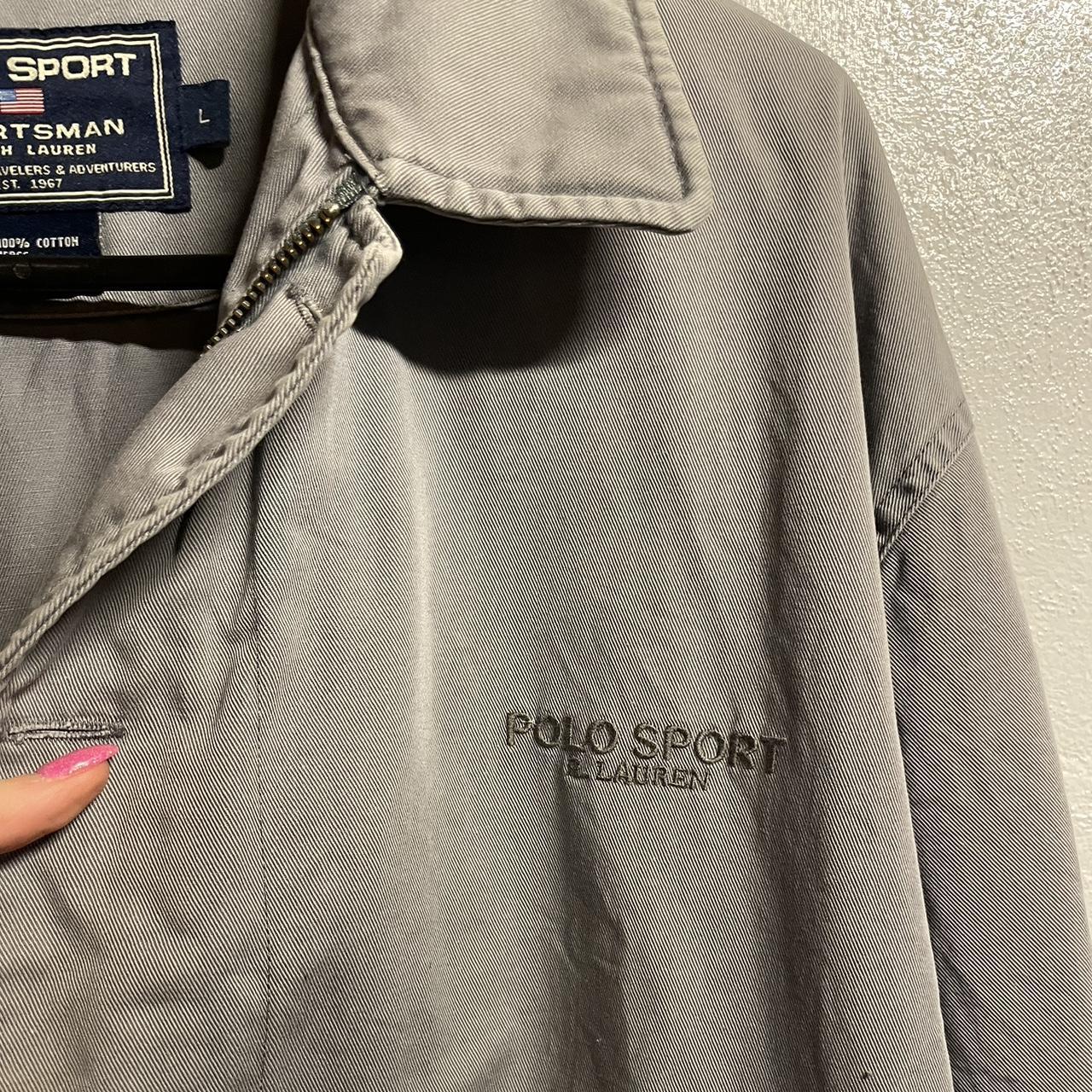 Ralph Lauren polo jacket Grey Large Has some... - Depop