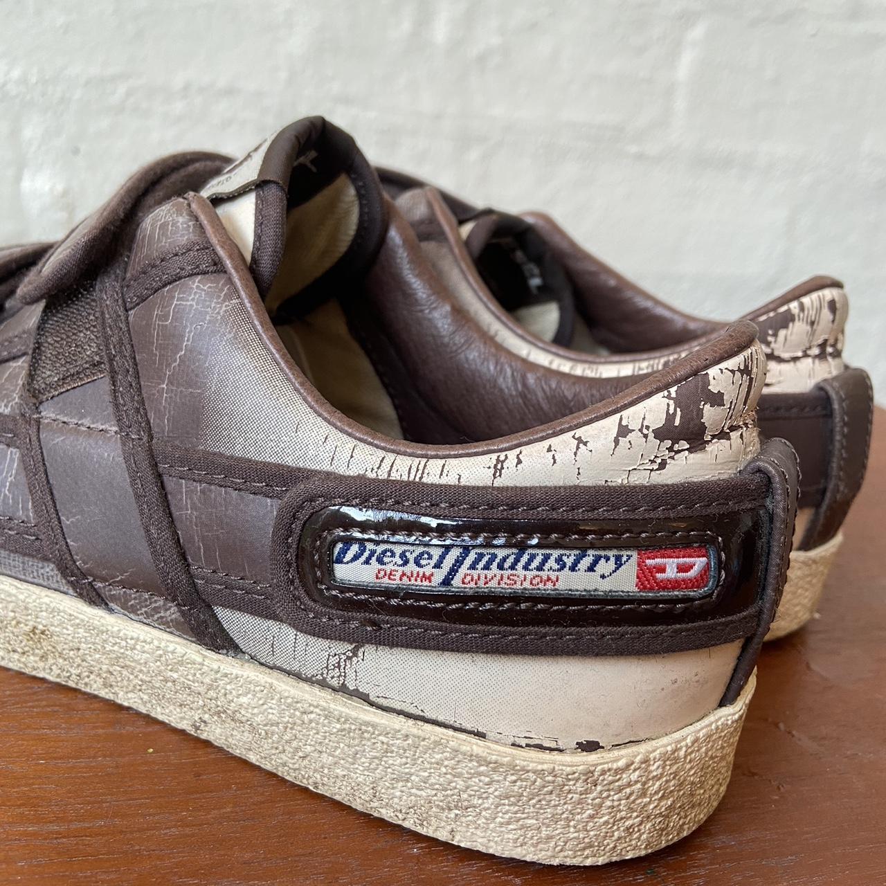 DIESEL super dope vintage Y2k Velcro sneakers EU... - Depop