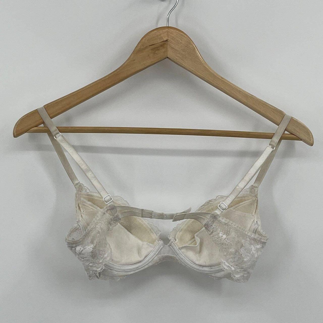 Laperia Bra Women's 30C White Lace Padded Underwired... - Depop