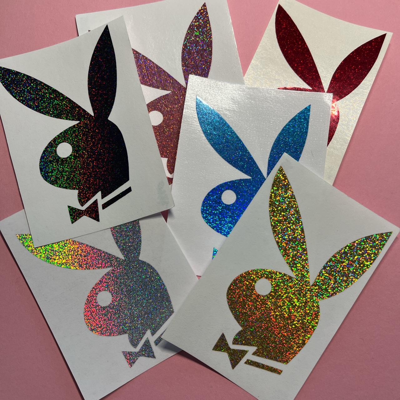 Vinyl Playboy decal/ sticker approx 6x9cm Please... - Depop
