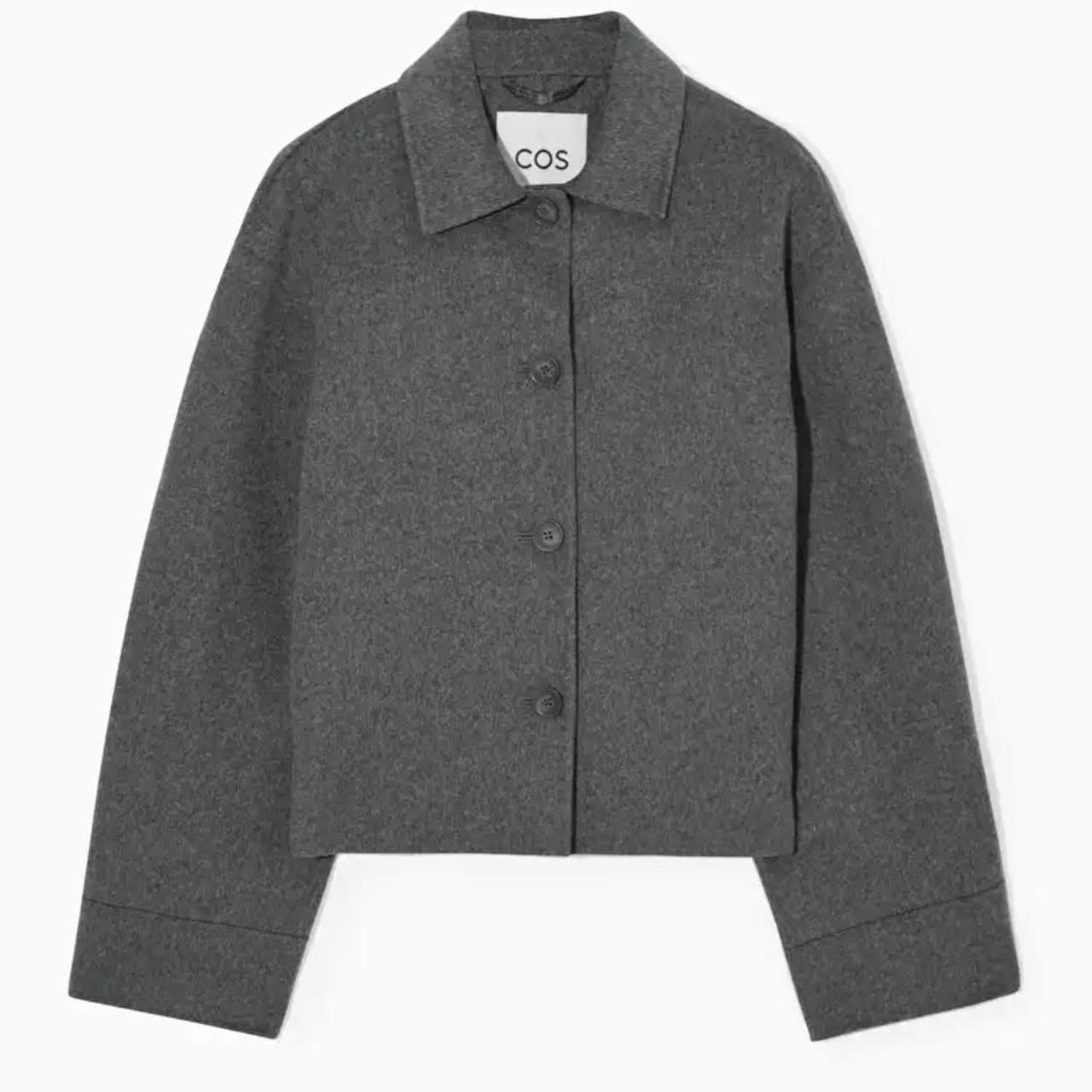 Cos boxy cropped wool jacket. Size XS but runs... - Depop