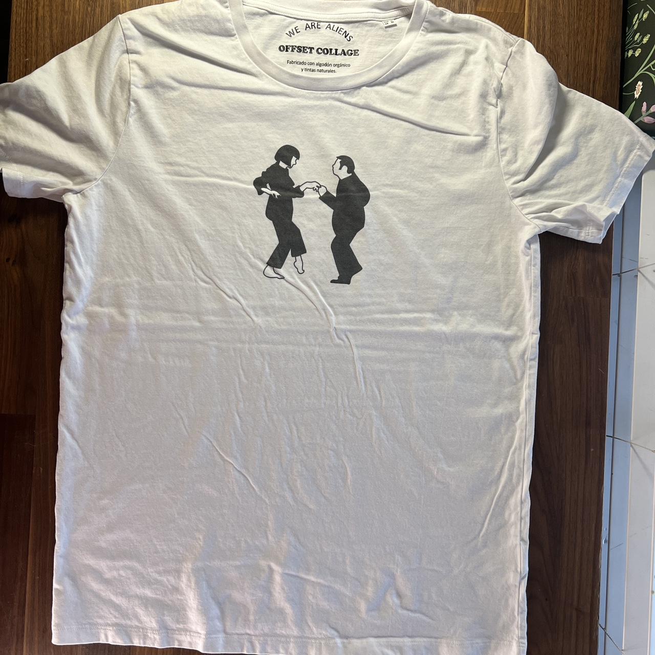 Offset Collage white and black T-shirt | Depop