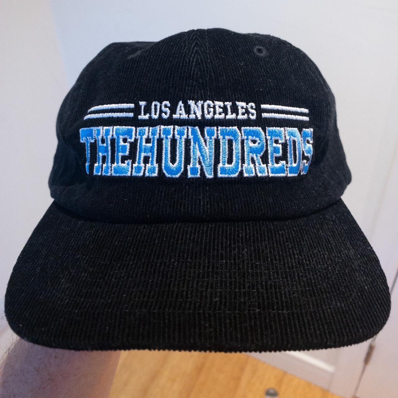 The Hundreds black Los Angeles LA snapback cap... - Depop