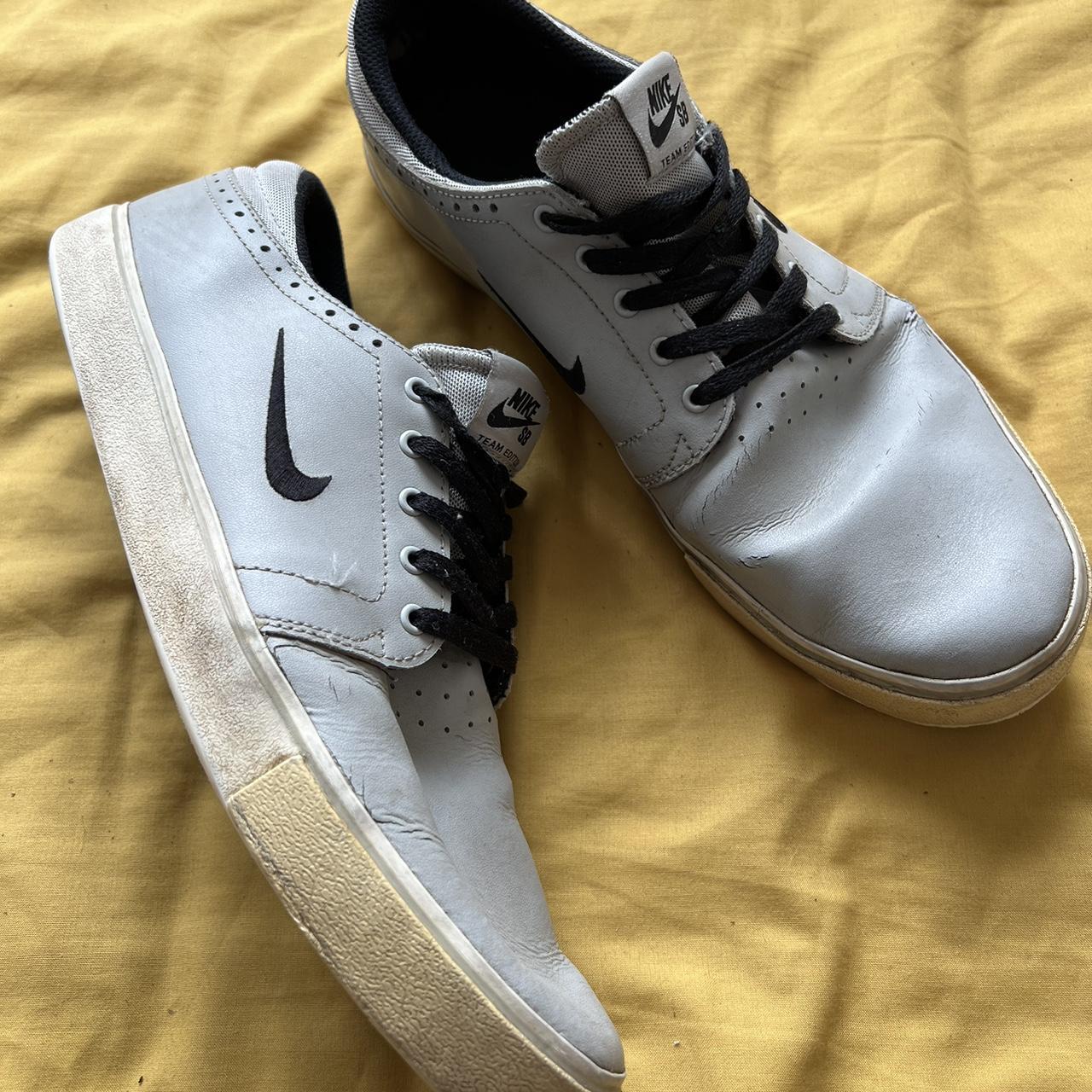 Nike SB Team Edition Skate Strata Grey Black Neo... - Depop