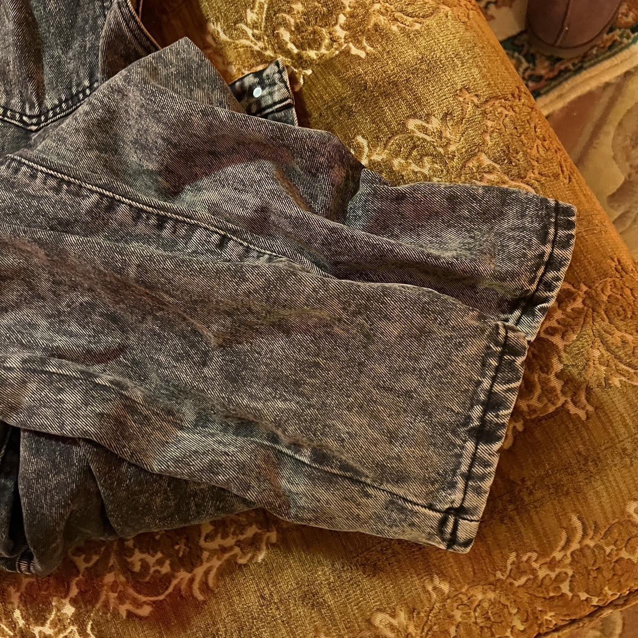 Fitted acid wash black overalls size xs Almost new... | Depop