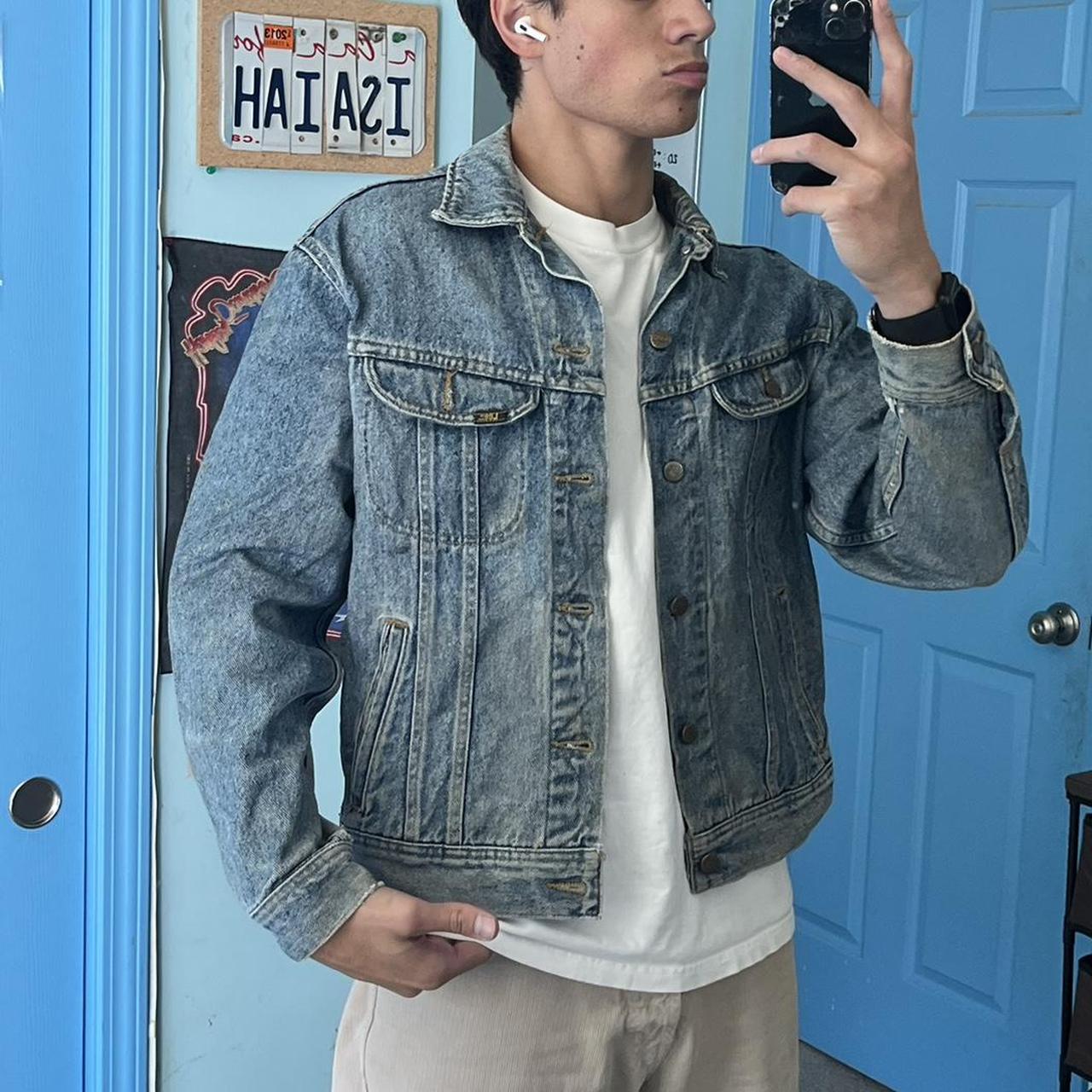 Vintage Lee Denim Trucker Jacket Lee / M (I’m 6’1)... - Depop