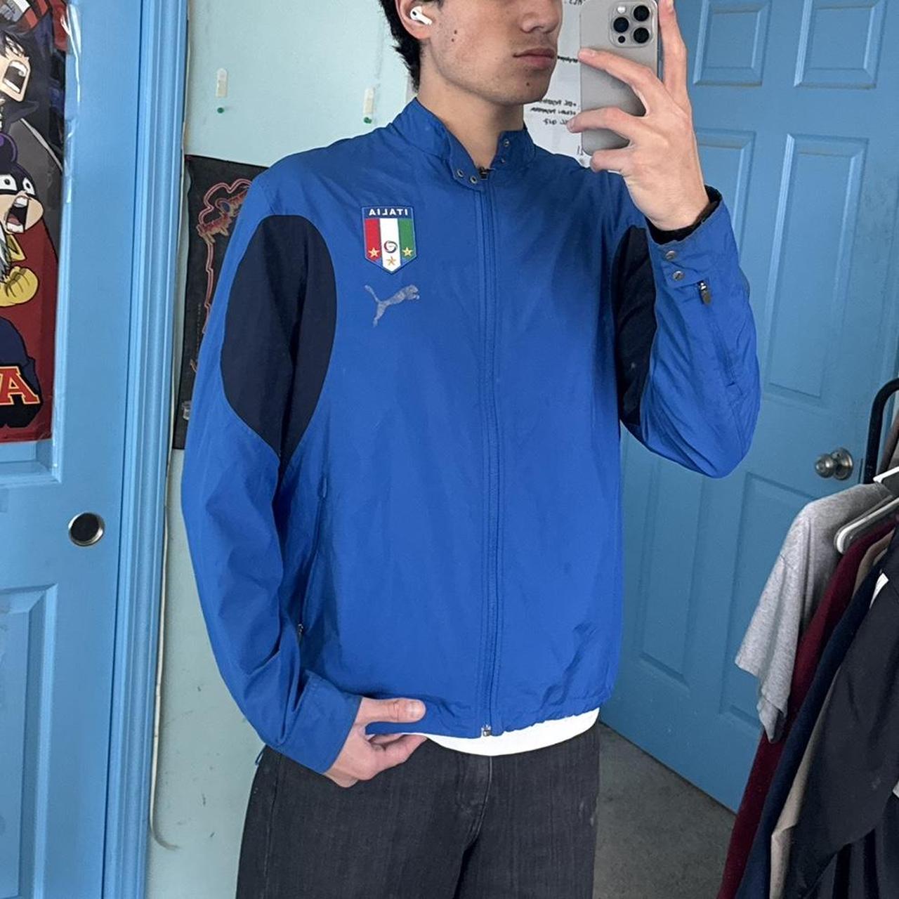 Puma ITALIA Sport Jacket Puma / L / dope... - Depop