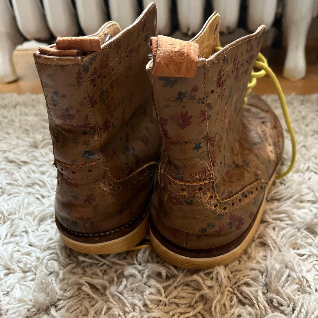 Doc Marten Floral Bentley boots They have been well... - Depop