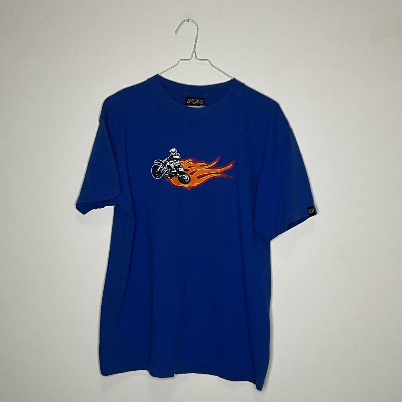 This is a Mens Vintage Blue Fox Graphic T Shirt... - Depop