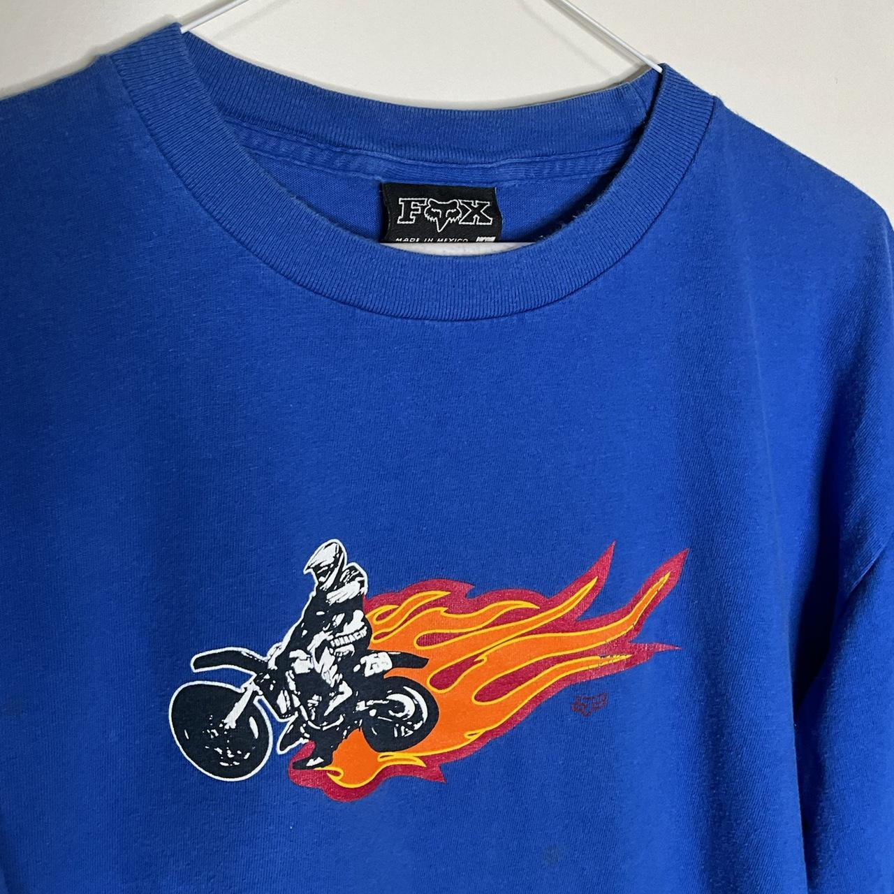 This is a Mens Vintage Blue Fox Graphic T Shirt... - Depop