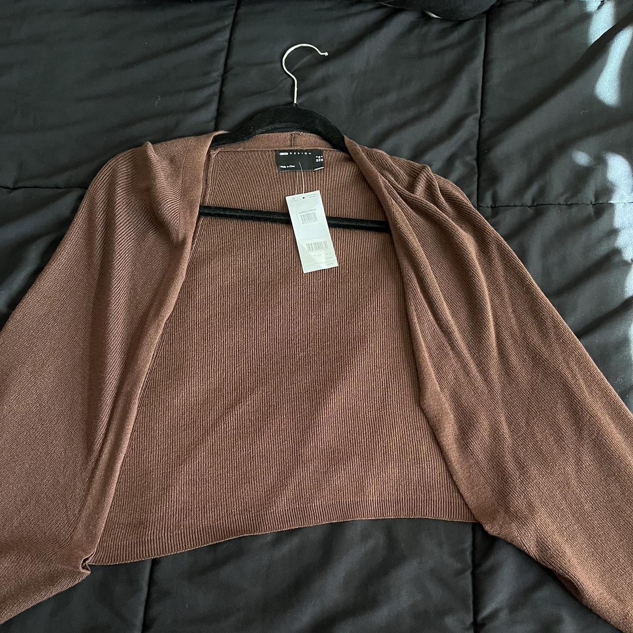 NORDSTROMS/ASOS BROWN BOLERO brand new, never been... - Depop