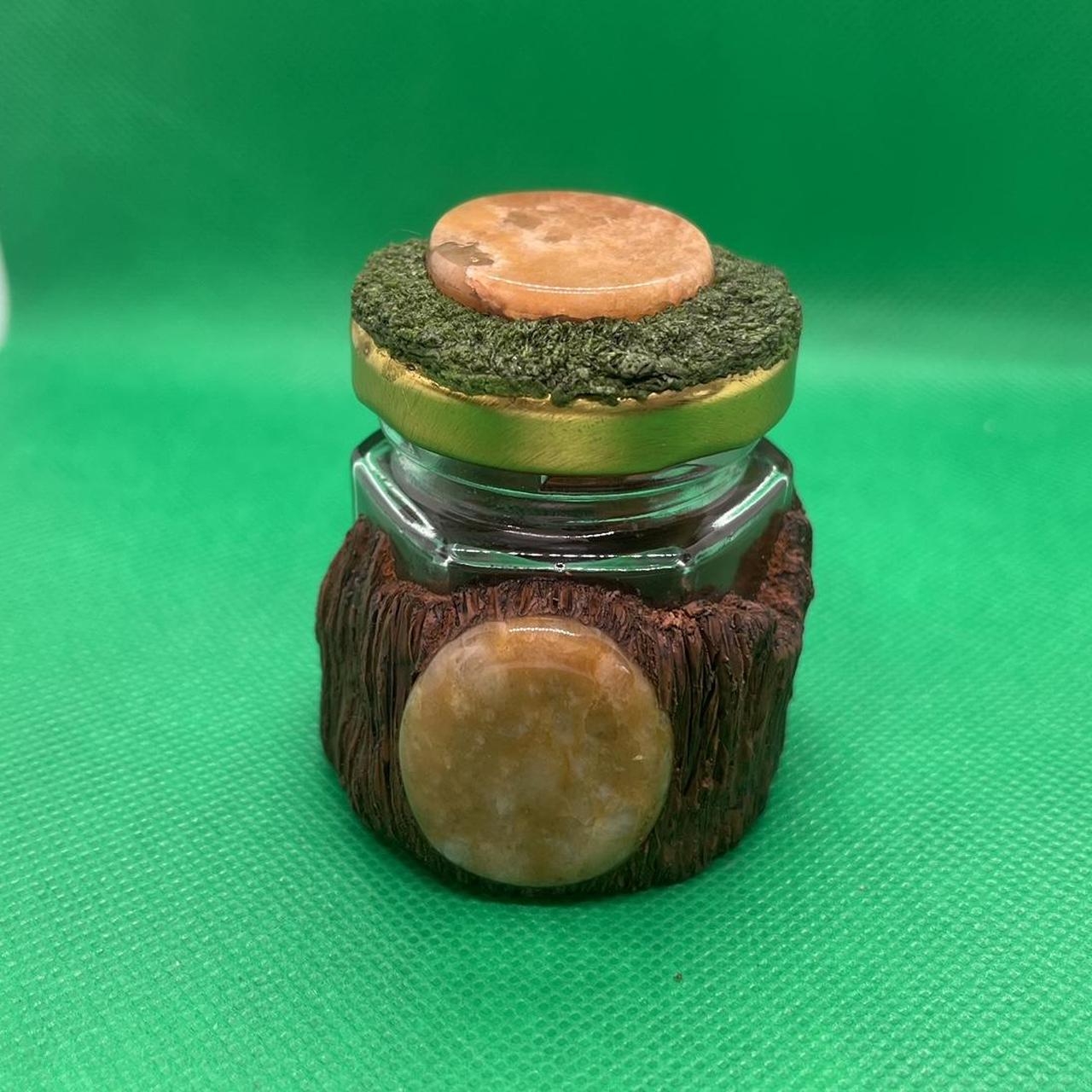 Lemon jade mini stash jar 💟 Handmade with love and... - Depop