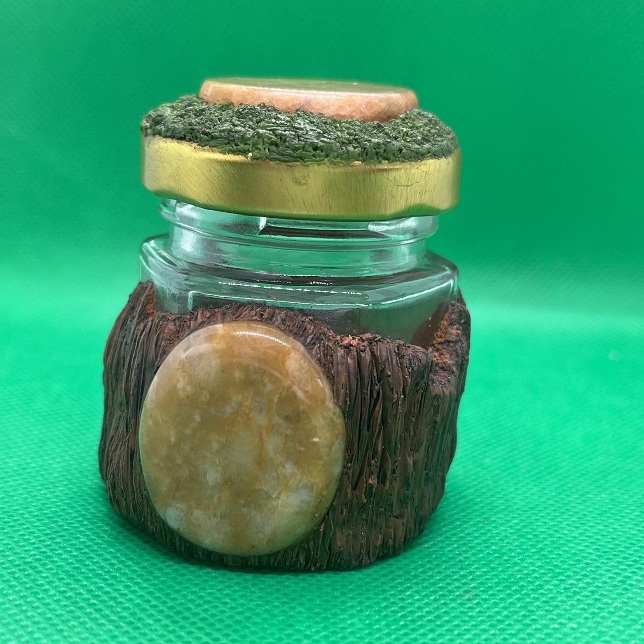 Lemon jade mini stash jar 💟 Handmade with love and... - Depop