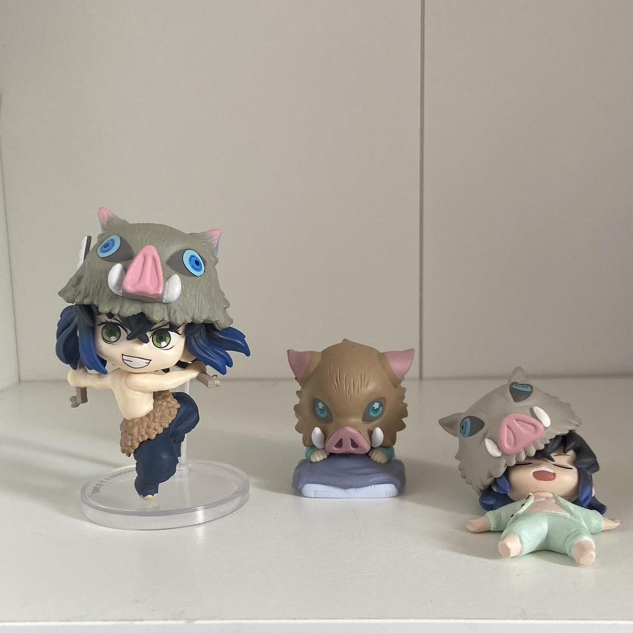 Demon Slayer Inosuke mini figures -All authentic... - Depop