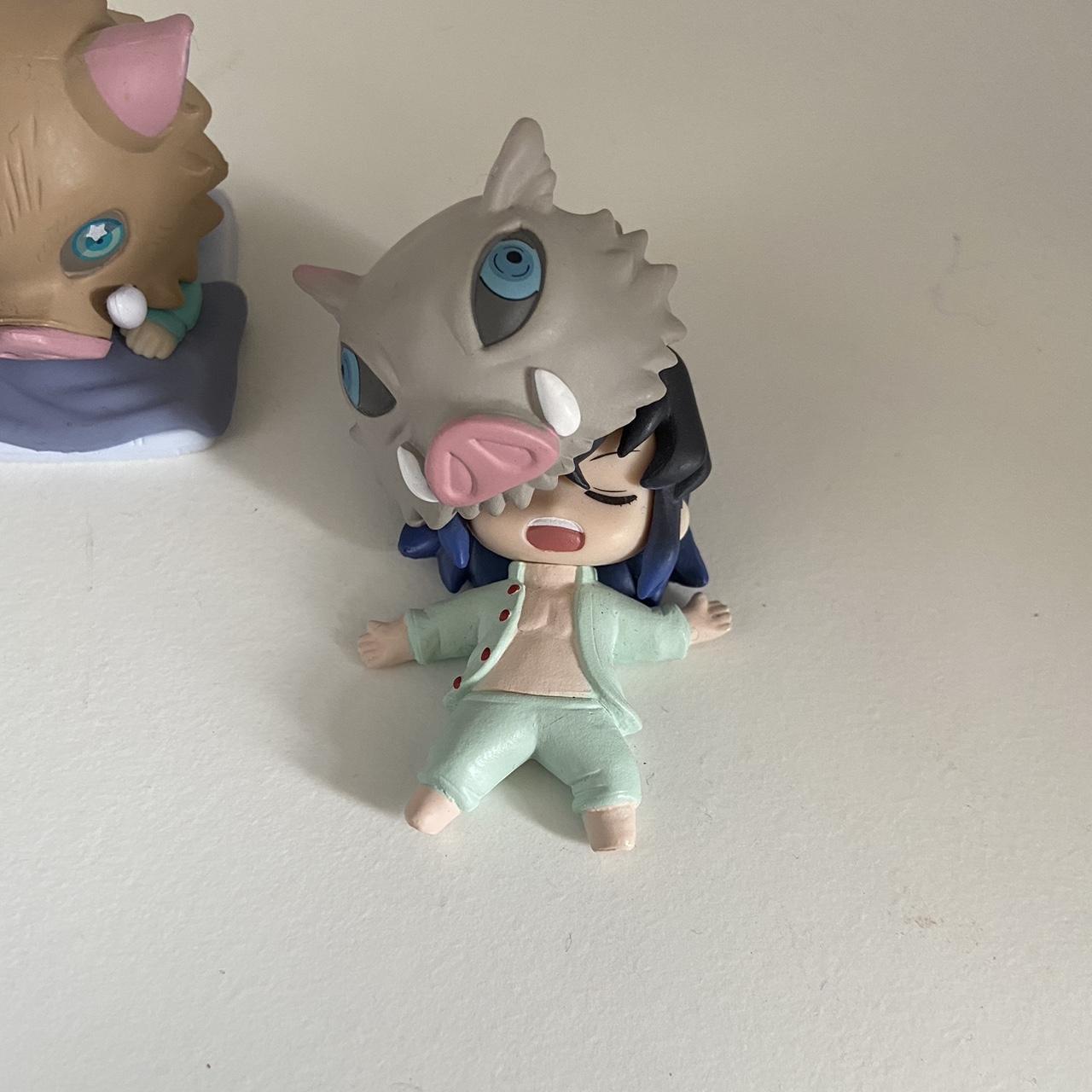 Demon Slayer Inosuke mini figures -All authentic... - Depop