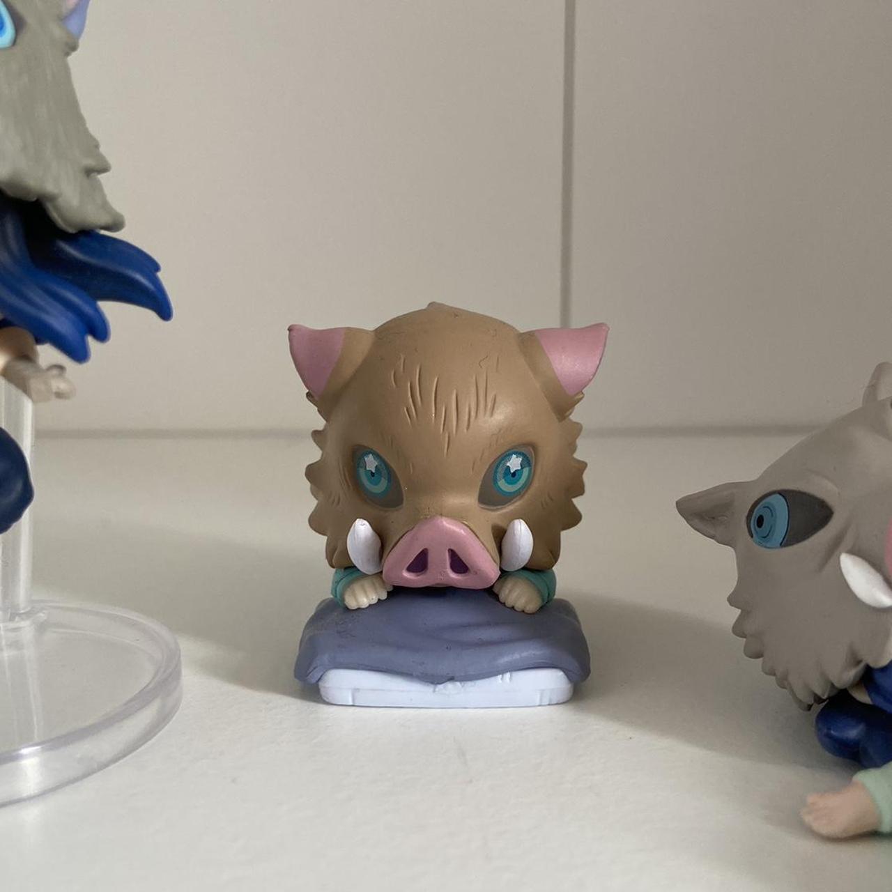 Demon Slayer Inosuke mini figures -All authentic... - Depop