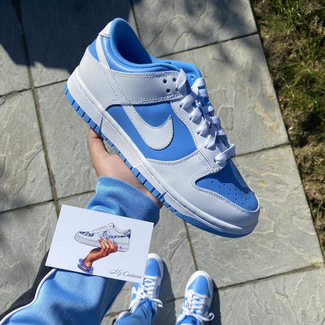 Nike Dunk Reverse UNC size uk5.5 Brand new Boxed... - Depop