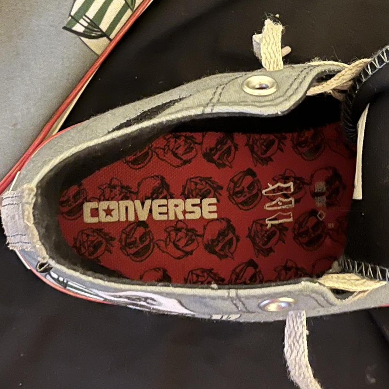 RARE GORILLAZ X CONVERSE // Size 7 Shoes undamaged,... - Depop