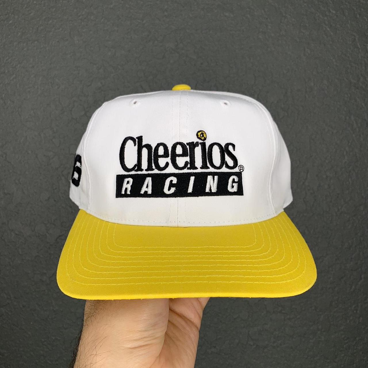 Cheerios Racing/NASCAR Snapback Hat Race Day Tag... - Depop