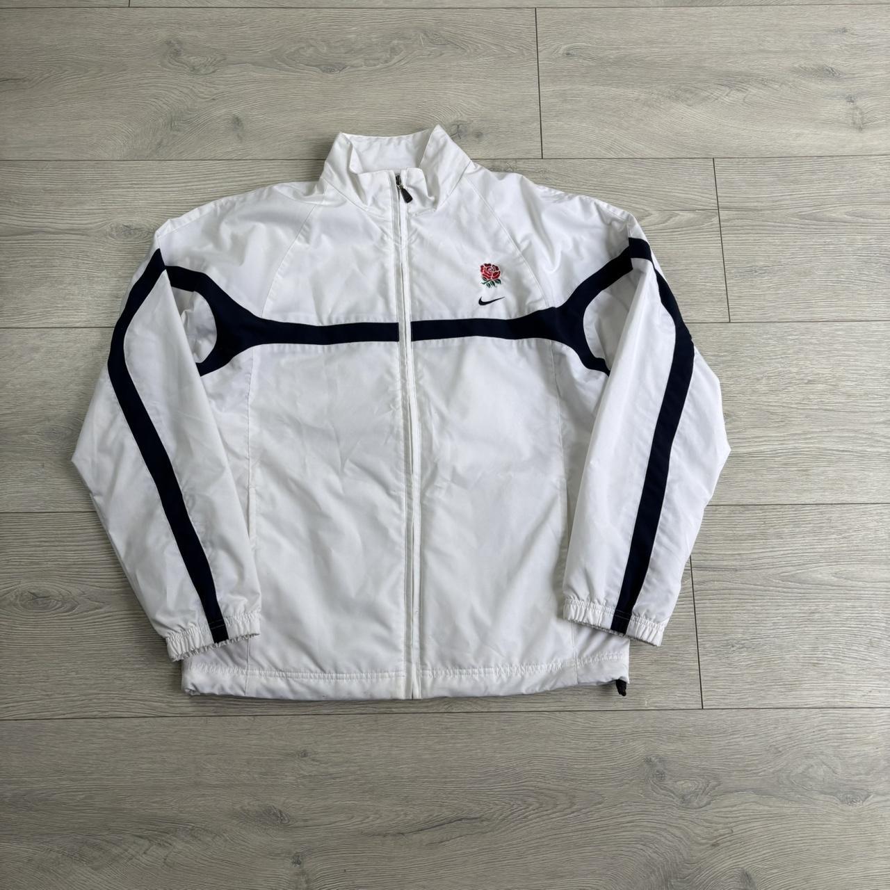 Nike vintage windbreaker England rugby football 00s... | Depop