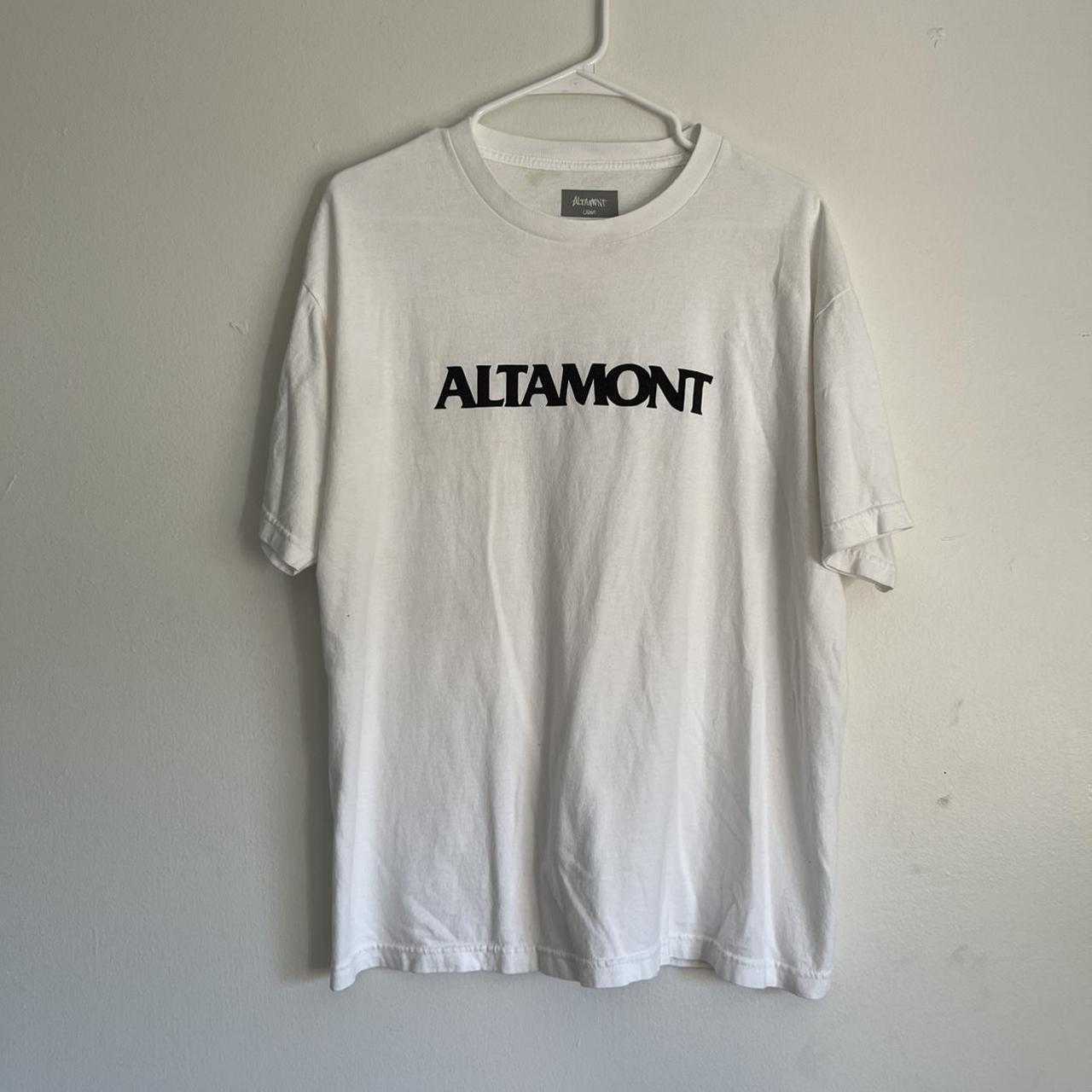 Altamont Tshirt mens xl logo print #skateboarding... - Depop