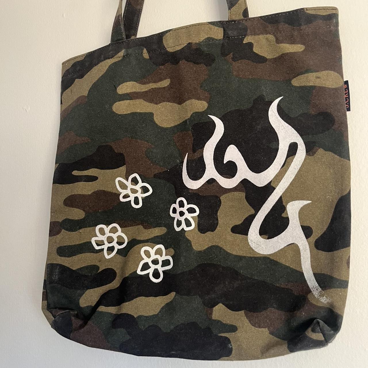 J Crew Tote Bag Custom Print By Brainwashtiedye Depop