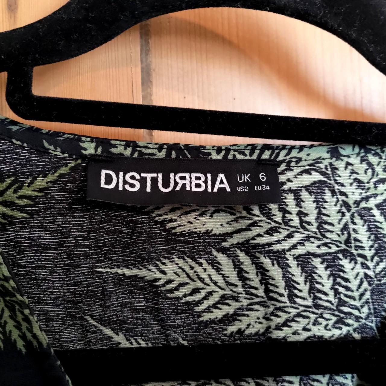 Disturbia Fern Midi Dress 🖤🌿 Size 6 Great... - Depop