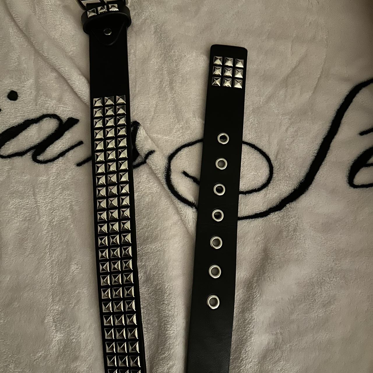 y2k 2000s studded belt Used once Fits... - Depop