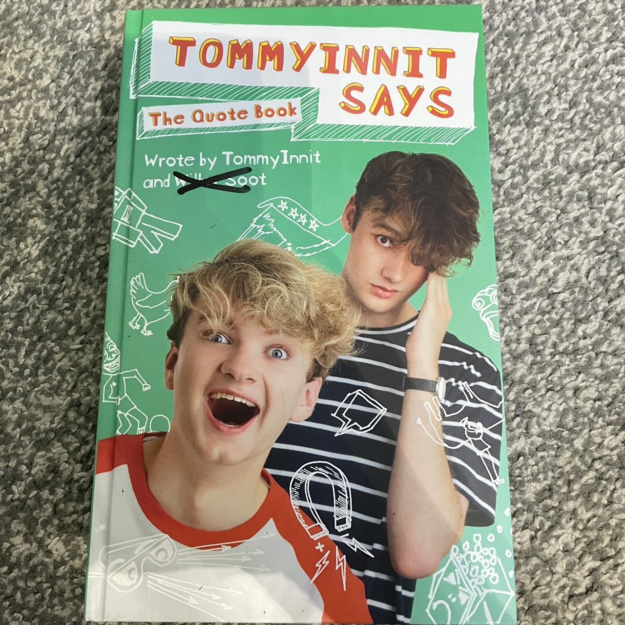 Tommyinnit Says SIGNED BOOK By Tommyinnit and... | Depop