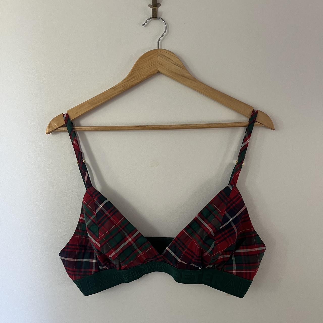 peter alexander red and greet christmas tartan/plaid... - Depop