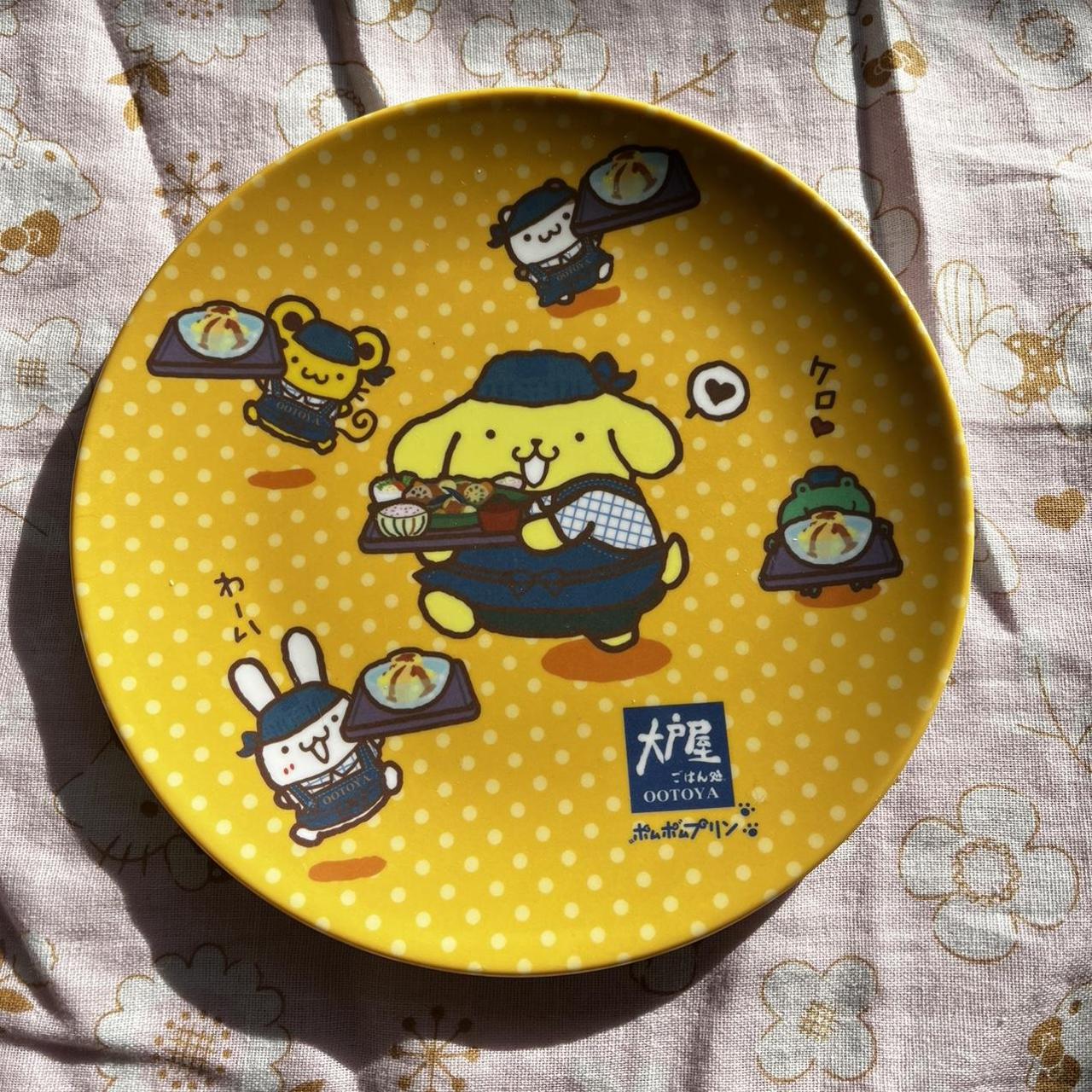 Sanrio Yellow and Cream Dinnerware | Depop