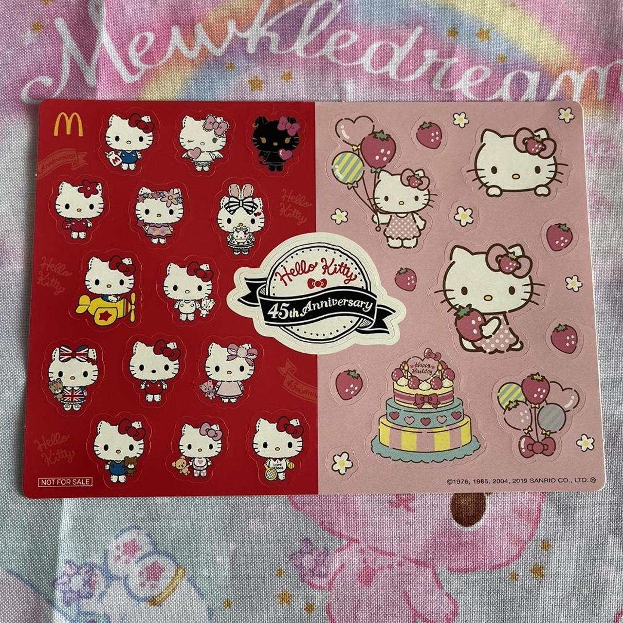 Hello Kitty X McDonald’s Sticker Sheet These cute... - Depop