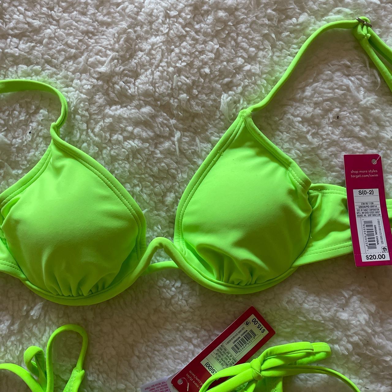 Target Women's Green Swimsuit-one-piece | Depop