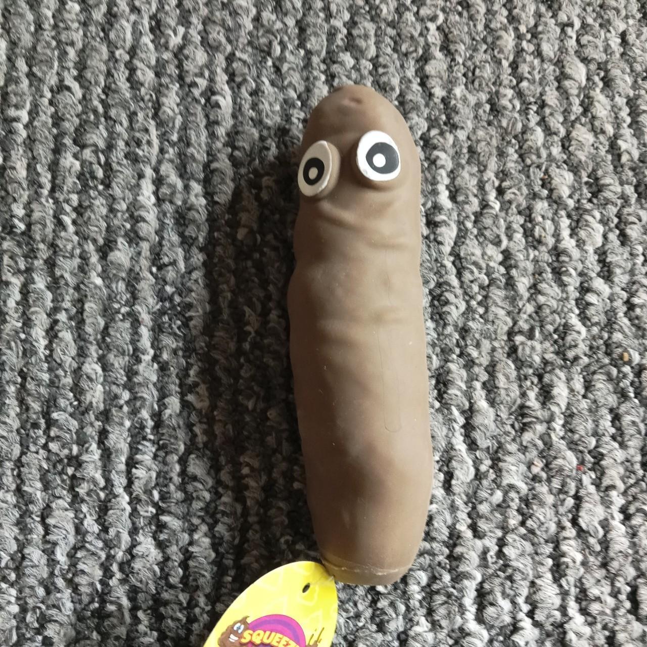 Cute novelty kids squeezy poopie poop stress toy - Depop