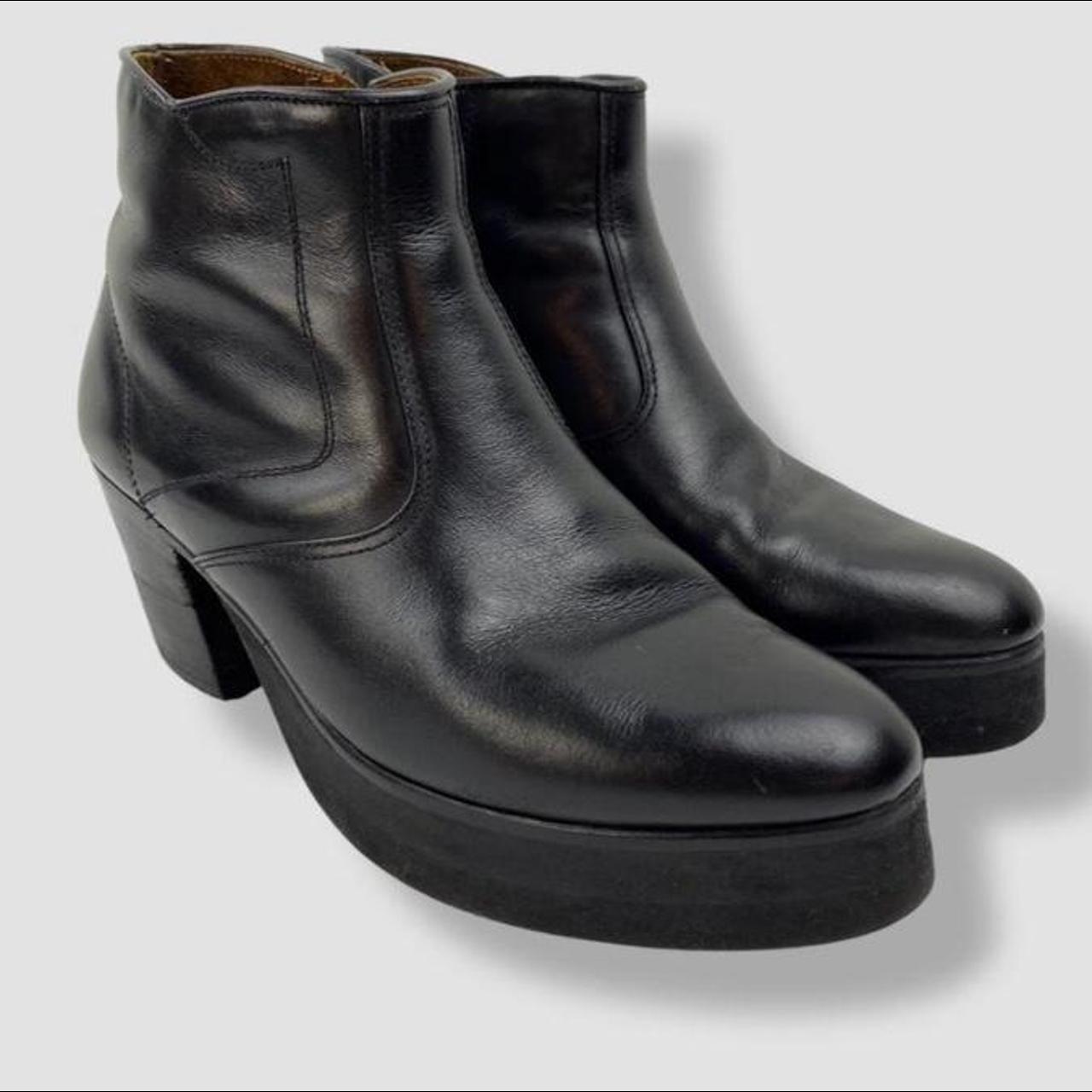 80s vintage rockstar platform boots Men’s size 8... - Depop