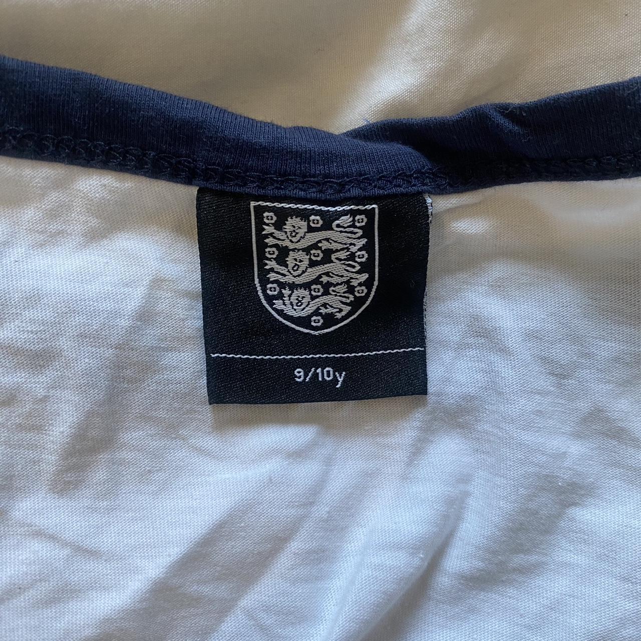 England football baby tee crop top | Depop