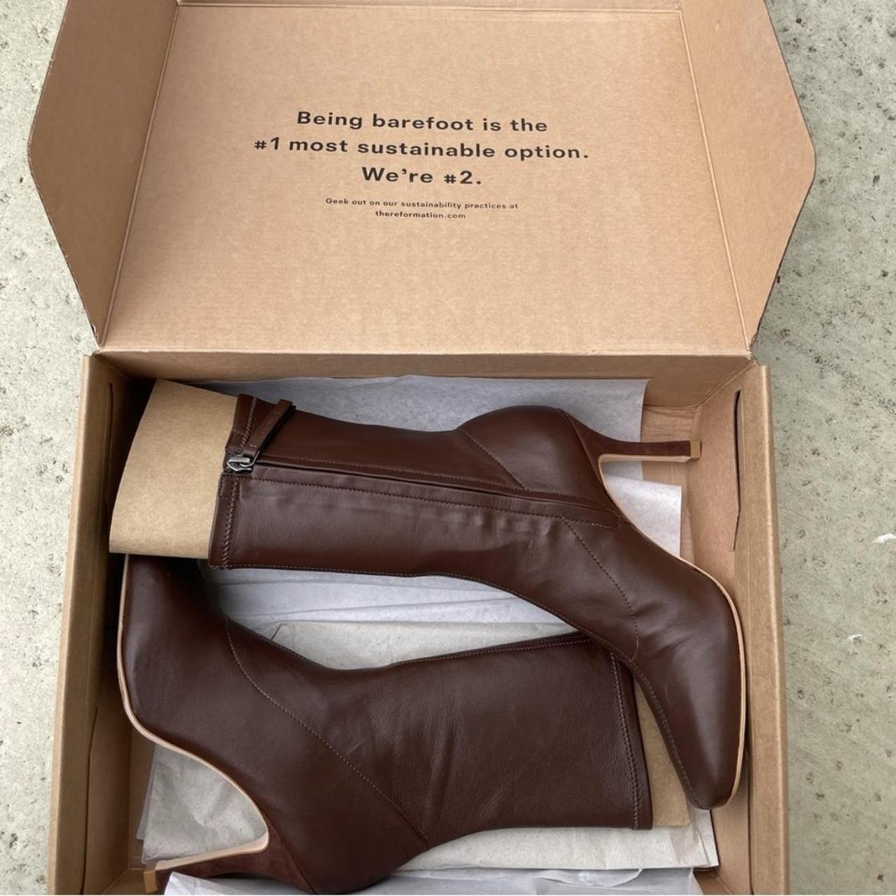 - reformation Eris stretch ankle boot - color:... - Depop