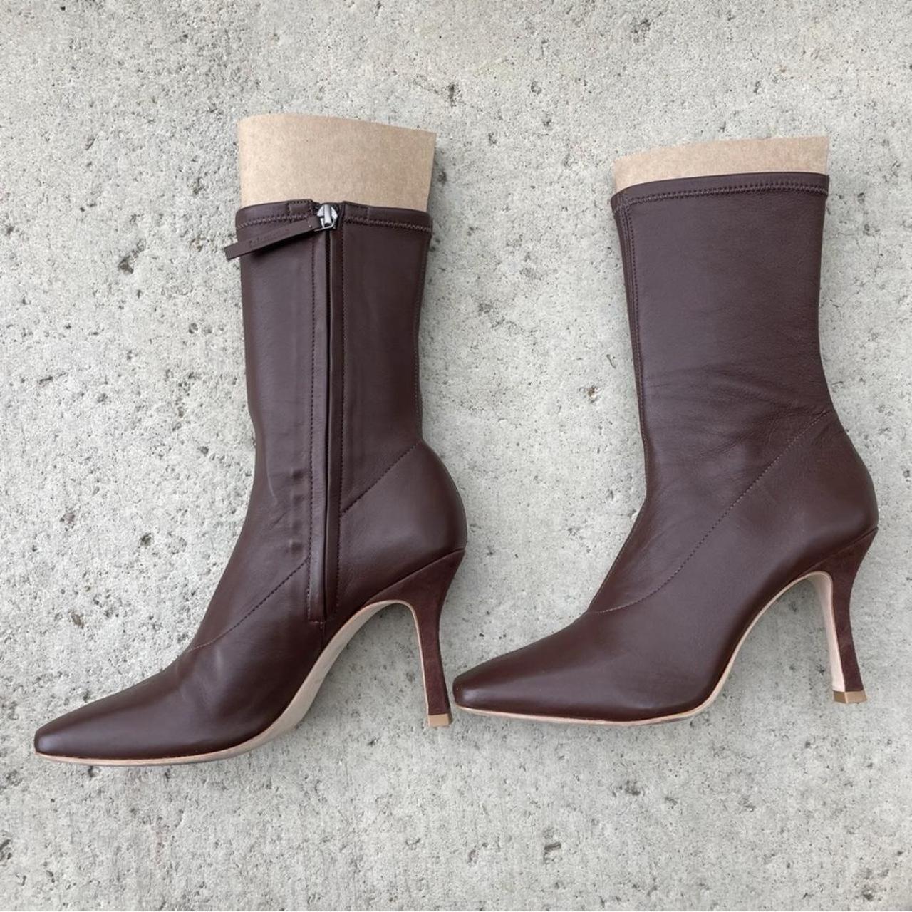 - reformation Eris stretch ankle boot - color:... - Depop