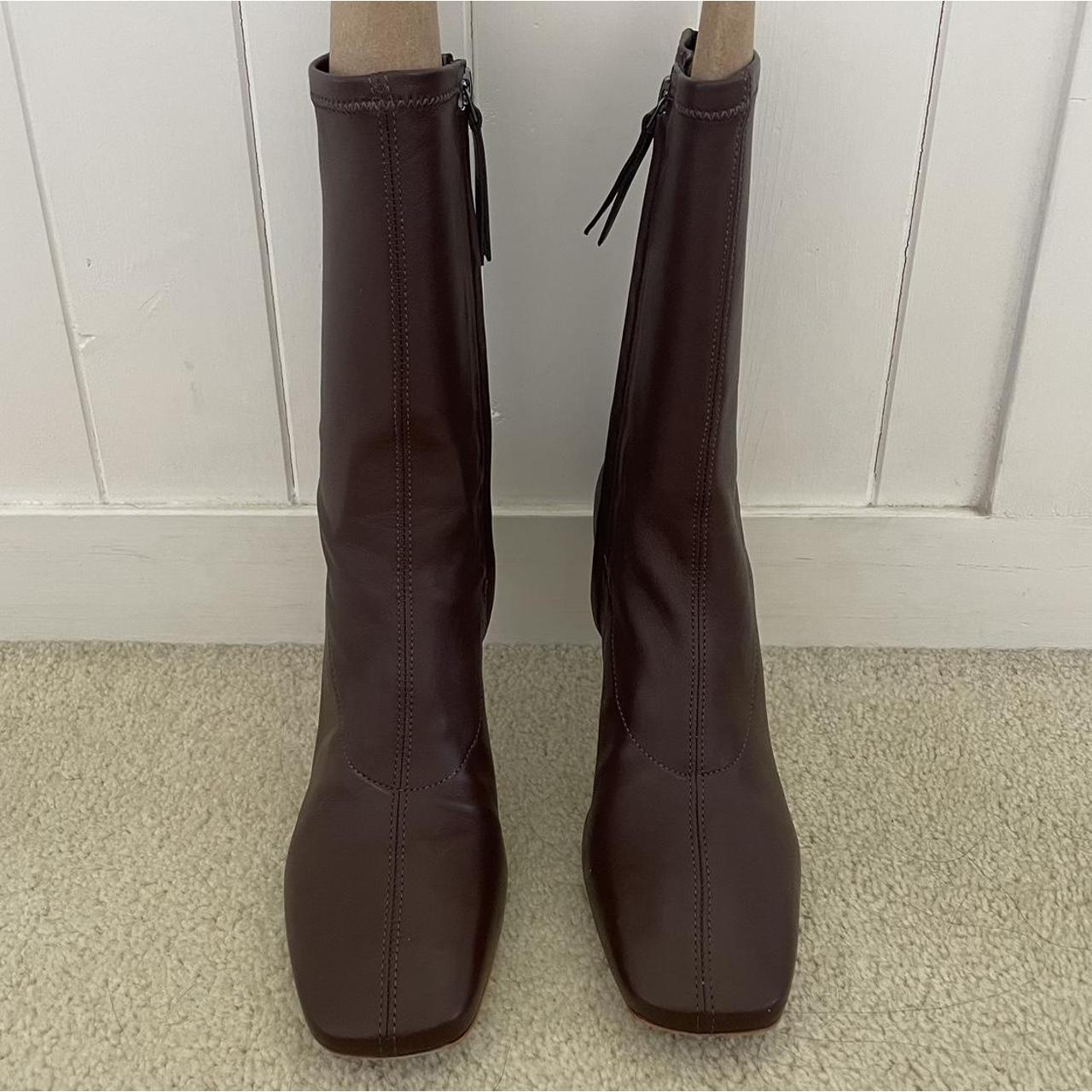 - reformation Eris stretch ankle boot - color:... - Depop