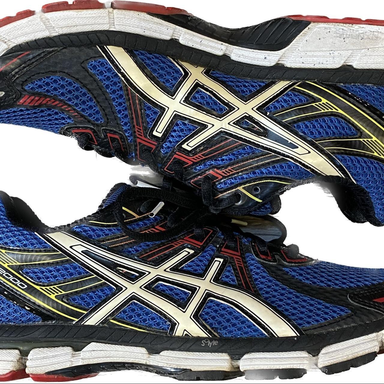 ASICS Gel Running Sneakers Size 8 Shoes Blue 7/10 - Depop