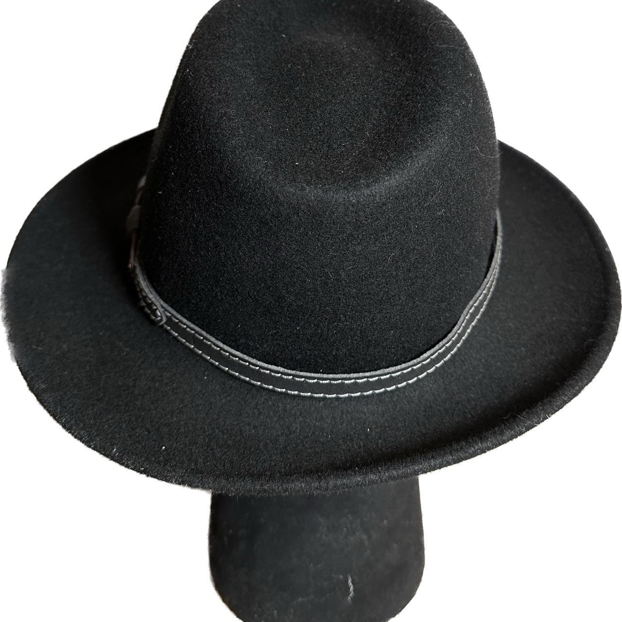 Y2K Wool Explorer Hat Black Medium Galliano Sorbatti... - Depop