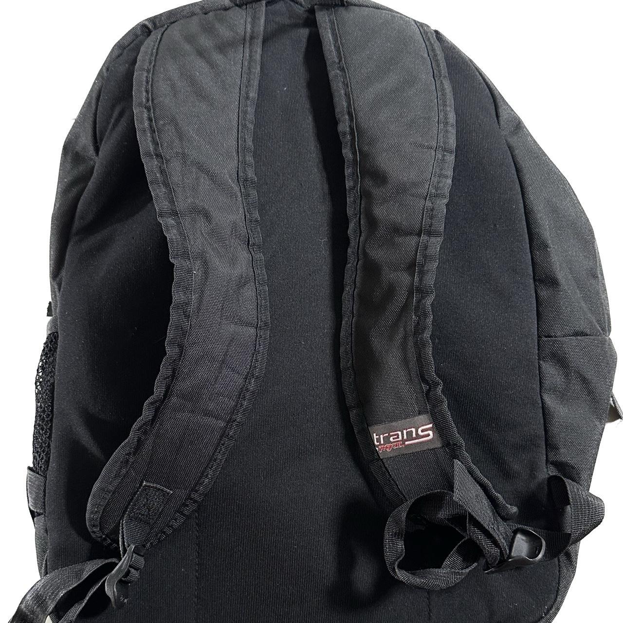 Jansport Backpack Black Bag School Medium Multi... - Depop