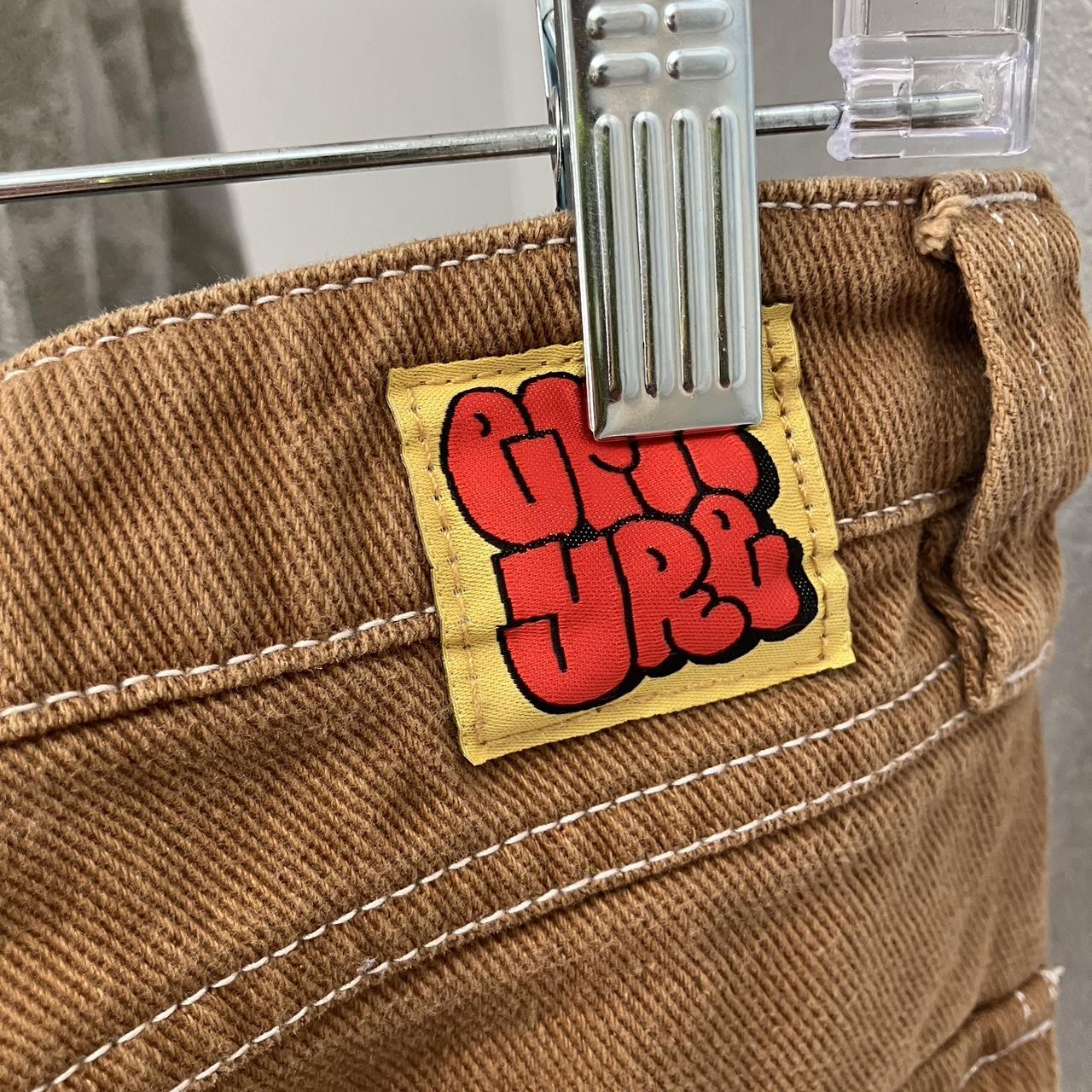 Perfect contrast stitch tan empyre skate pants... - Depop