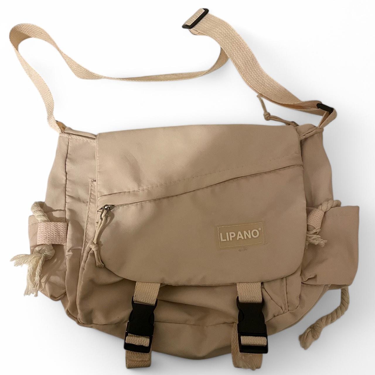 Cream Lipano messenger bag #messengerbag #lipano | Depop