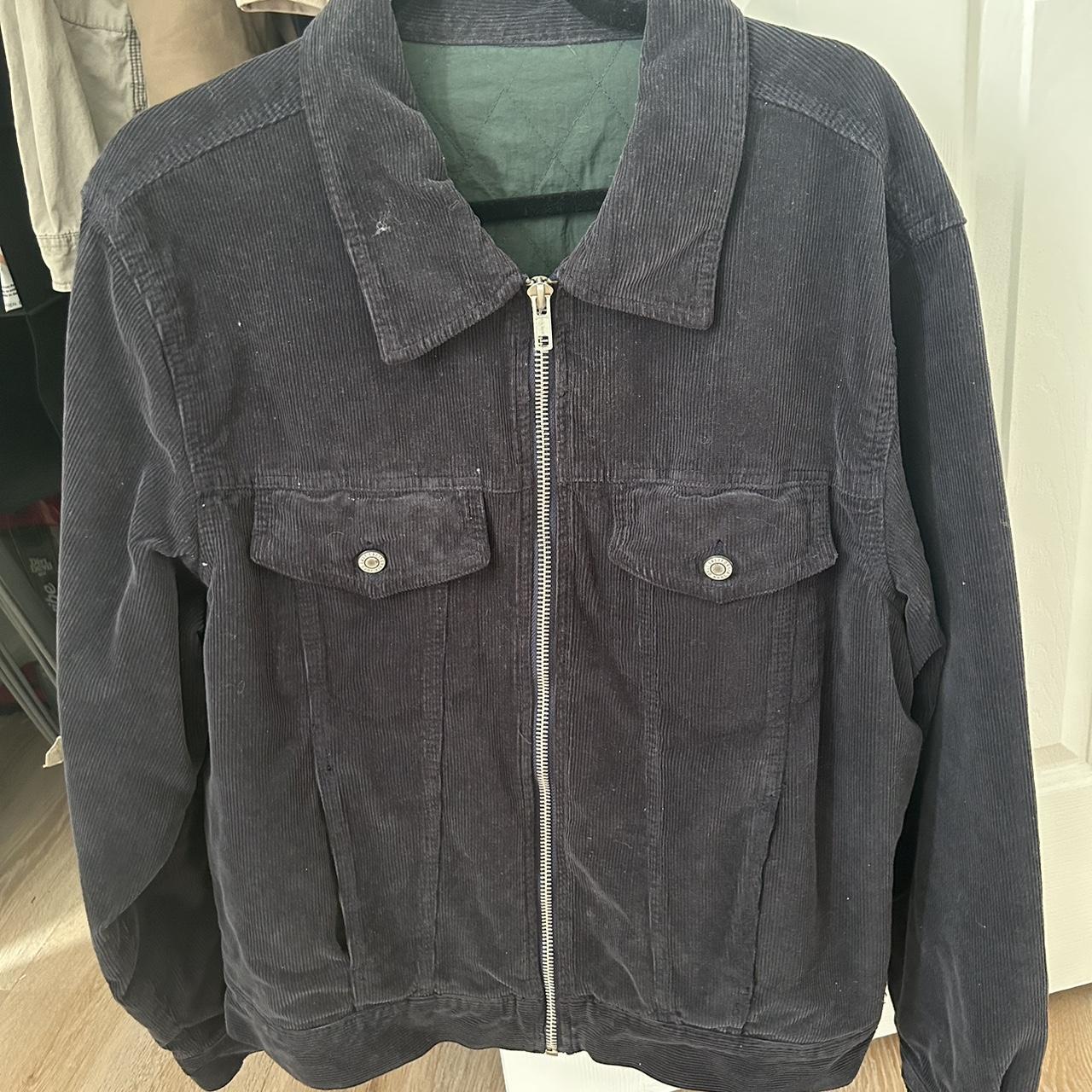 Katie navy Corduroy jacket from Brandy Melville. In... - Depop